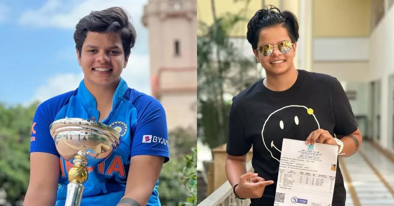 Indian Cricketer Shafali Verma shines in her 12th Board Exams; shares ...
