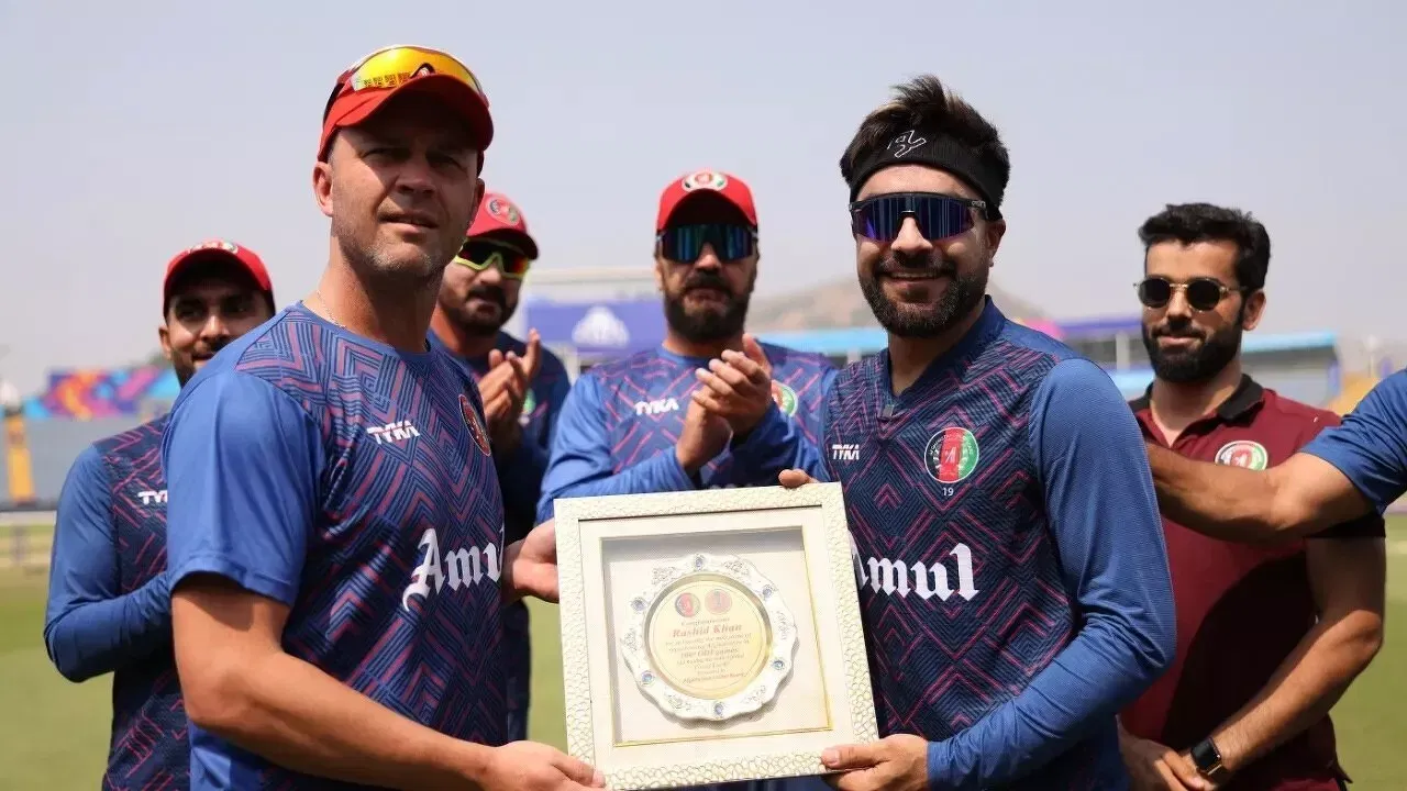 Rashid Khan becomes 4th Afghanistan cricketer to play 100 ODIs
