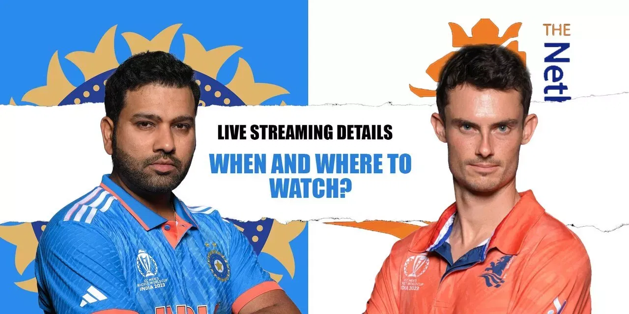 IND vs NED: Live streaming details, when and where to watch ICC Cricket ...