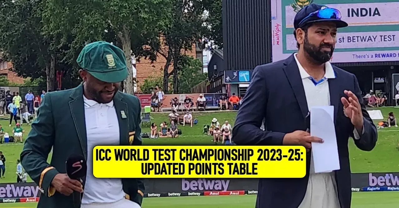 ICC World Test Championship 2023 25 Points Table After 1st Test South icc-world-test-championship-2023-25-points-table-after-1st-test-south