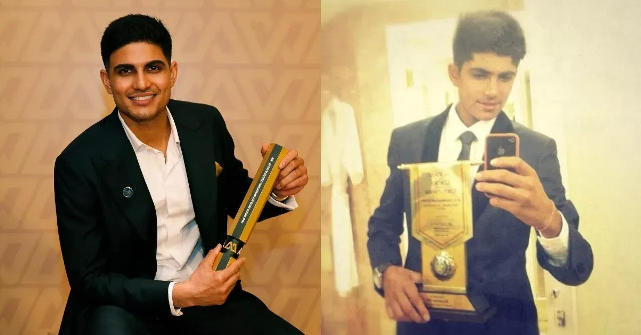 Old photos of Shubman Gill winning BCCI U16 cricketer award go viral ...
