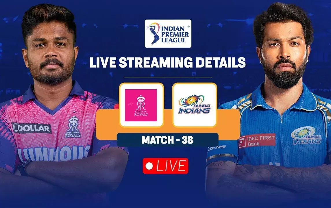 RR vs MI: Live streaming details, when and where to watch Match 38 of IPL 2024
