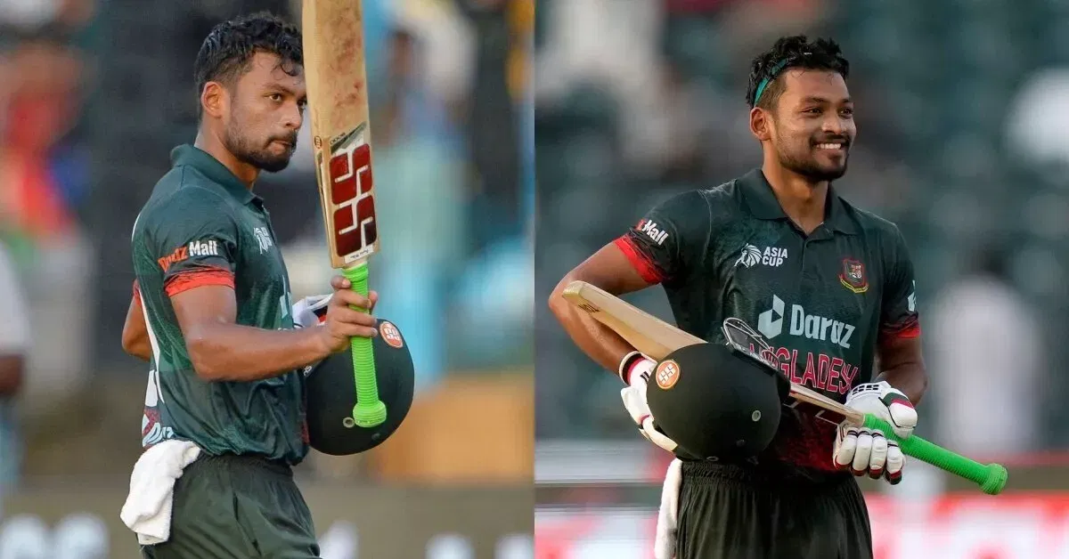 Revealed: Reason behind Najmul Hossain Shanto's special celebration after scoring 100 vs AFG in ...