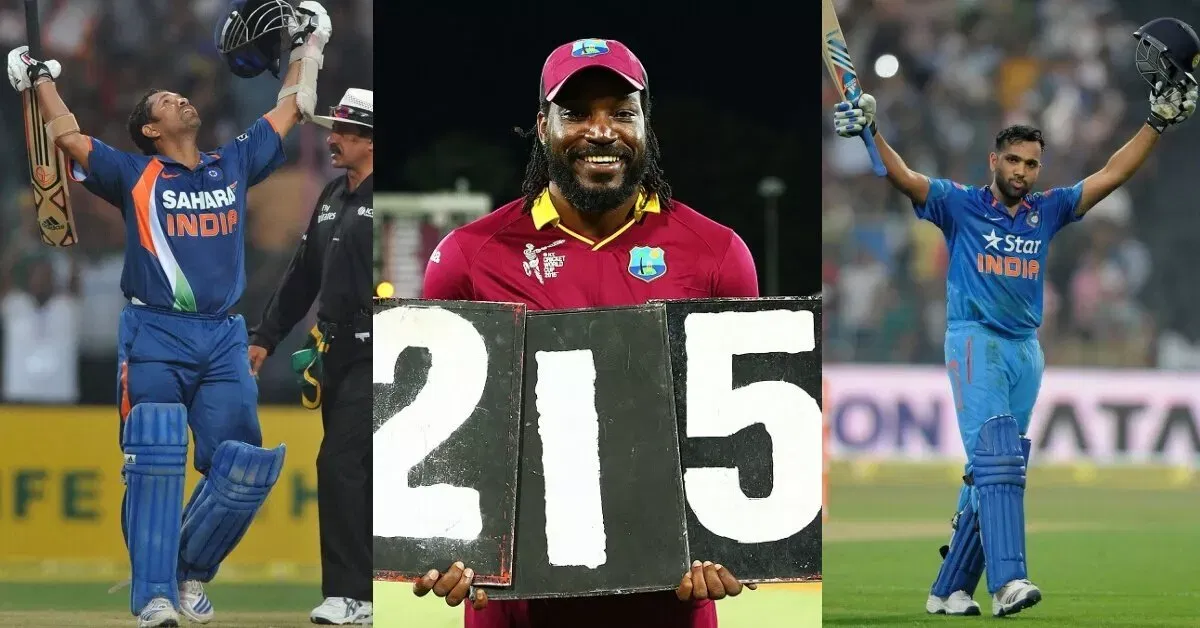 Top 10 highest individual scores in ODI cricket