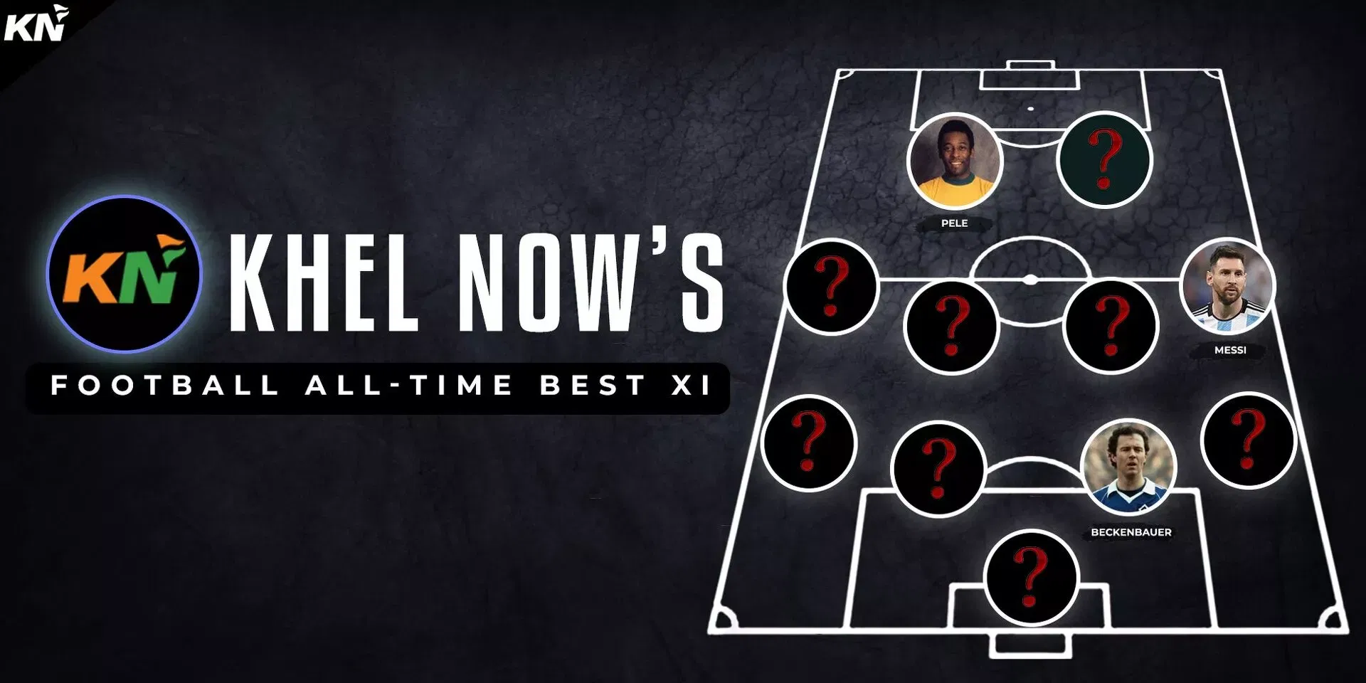 The greatest football XI of all time