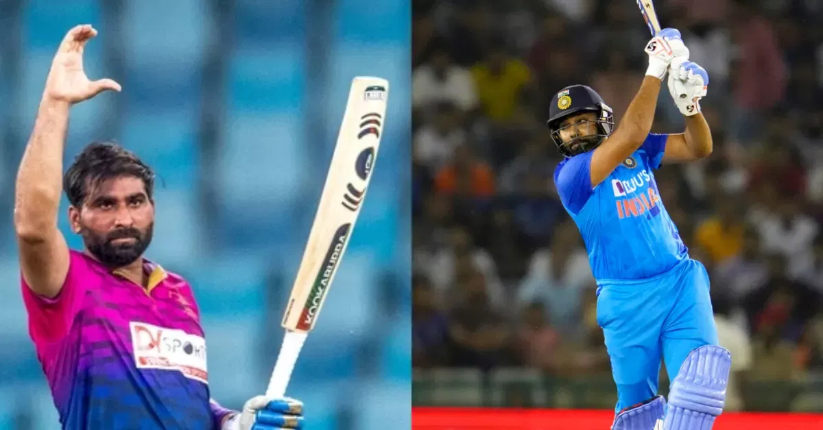 UAE cricketer Muhammad Waseem breaks Rohit Sharma's sixes record in ...