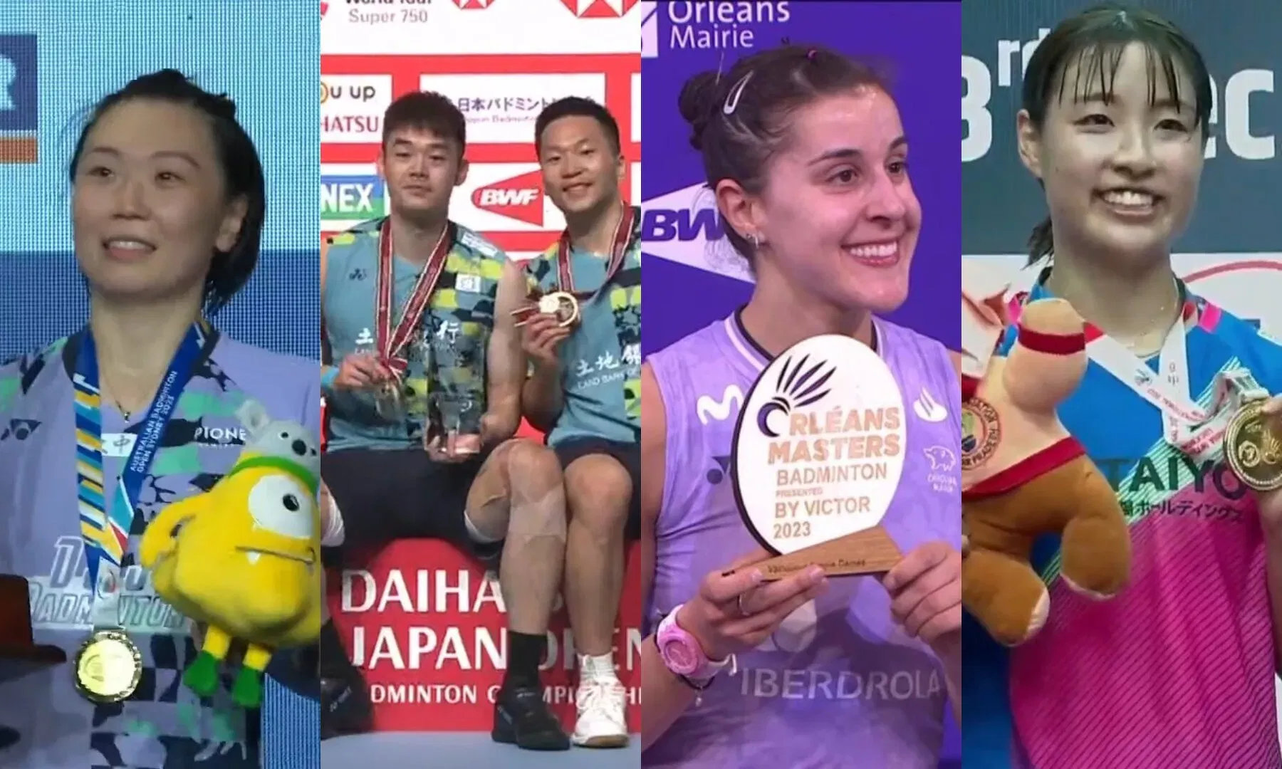 Top 10 shuttlers who ended BWF World Tour trophy drought in 2023