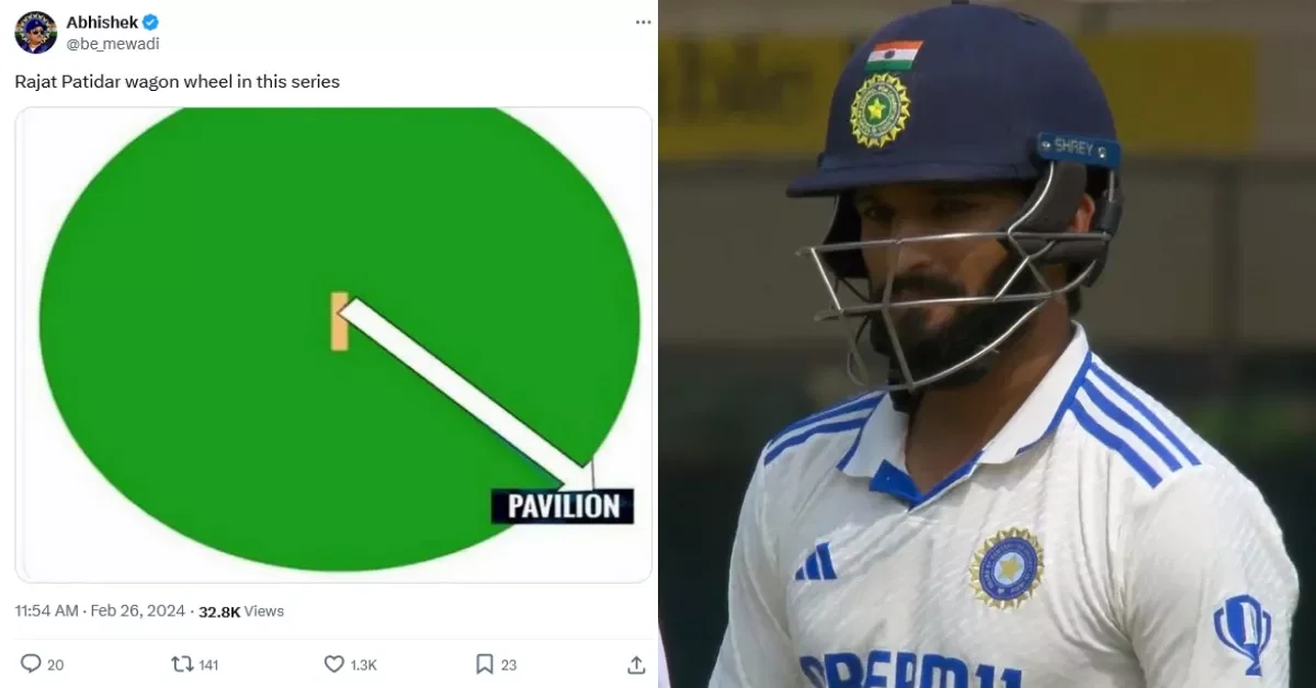 IND vs ENG: Twitter trolls Rajat Patidar following his duck in 2nd ... IND vs ENG: Twitter trolls Rajat Patidar following his duck in 2nd ...