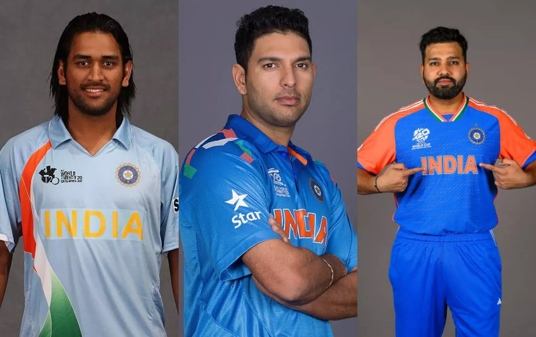 Indian cricket team jersey over the years at ICC T20 World Cup