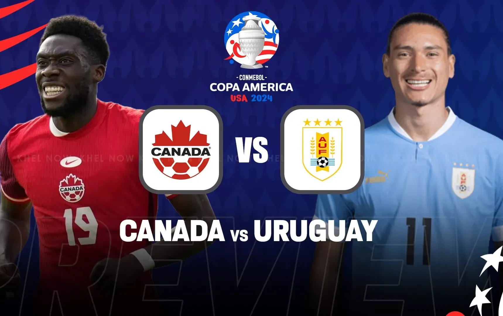 Canada vs Uruguay Predicted lineup, betting tips, odds, injury news, H2H, telecast | Copa ...