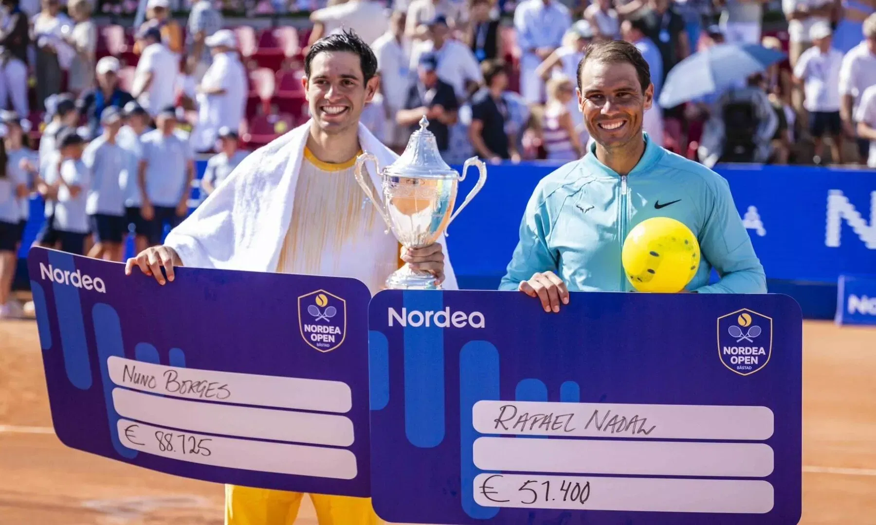'A special moment for him' - Rafael Nadal lauds Nuno Borges after Bastad Open final loss