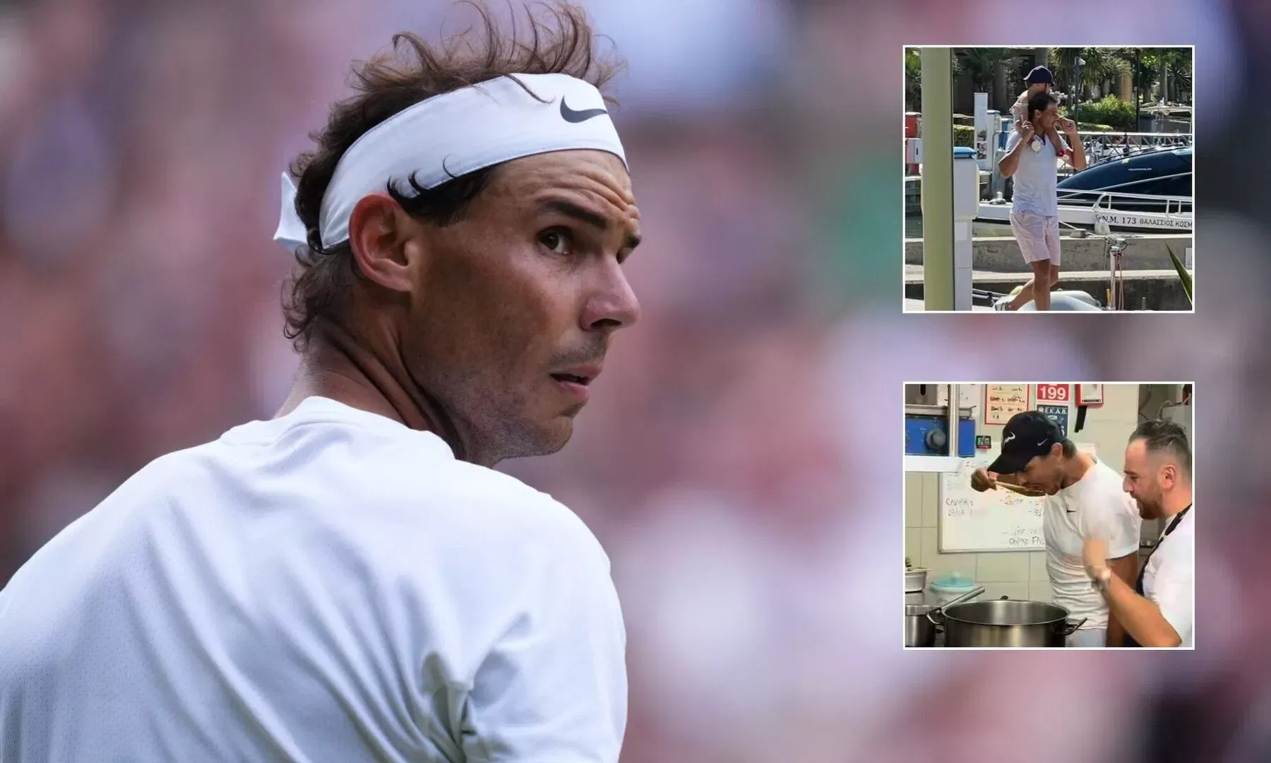 (Watch) Rafael Nadal cooks food and gives his son a piggyback ride in ...