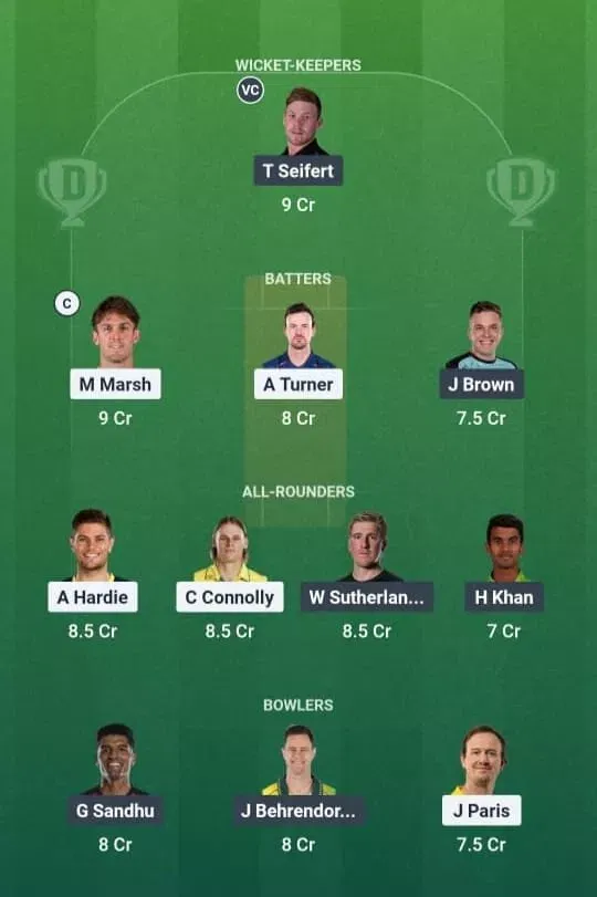SCO vs REN Dream11 Prediction Today Match 26, Big Bash League 2025-26