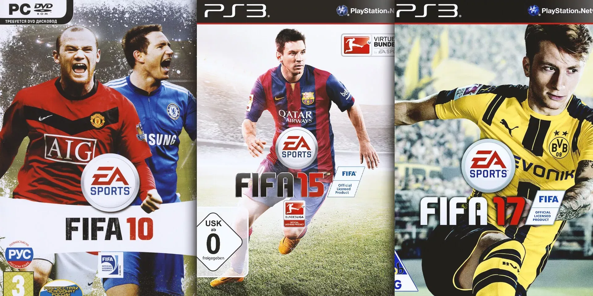 Top 10 editions of EA Sports FIFA game series