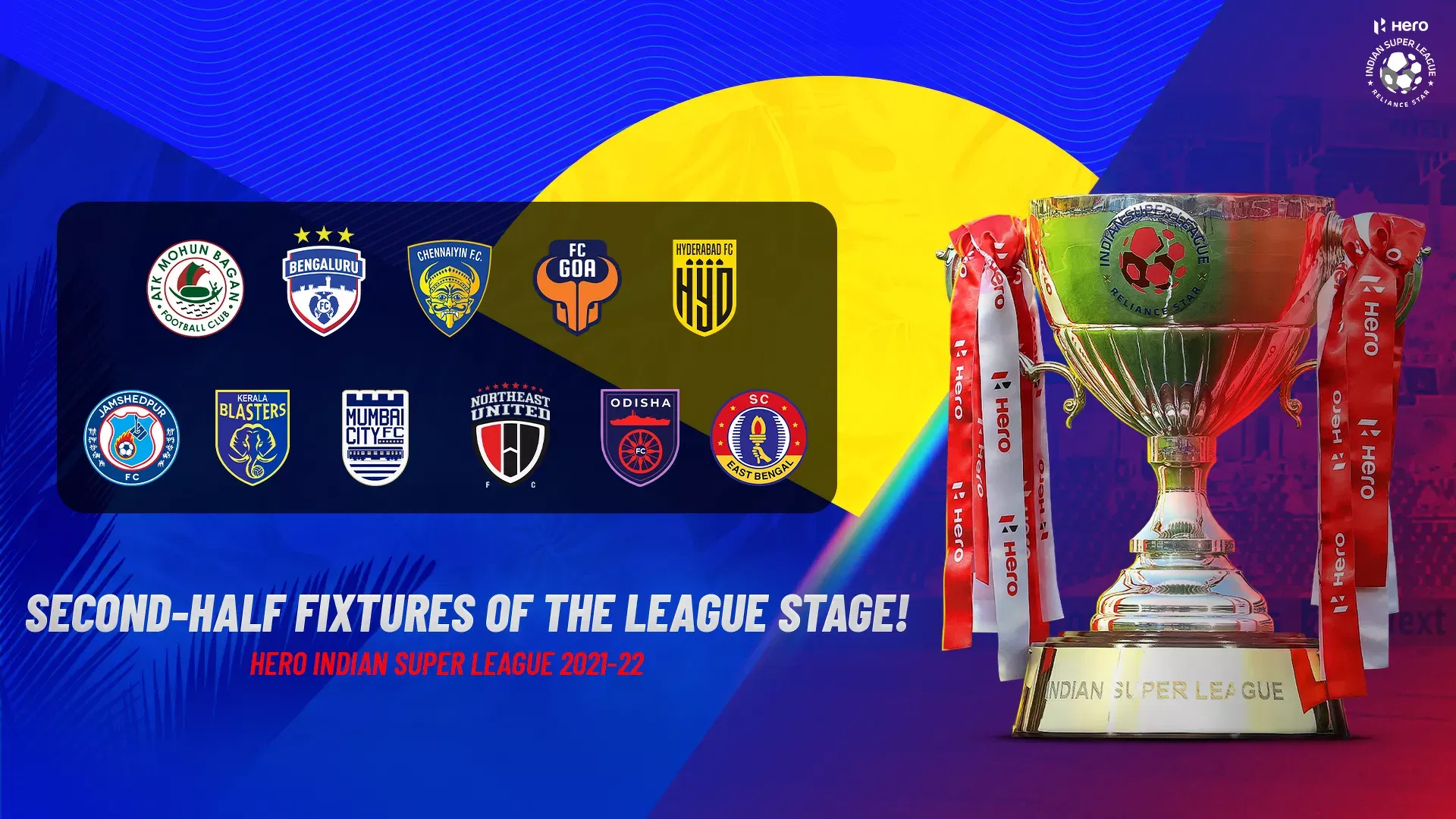 Indian Super League announce fixtures for second-half of ISL 2021-22 season