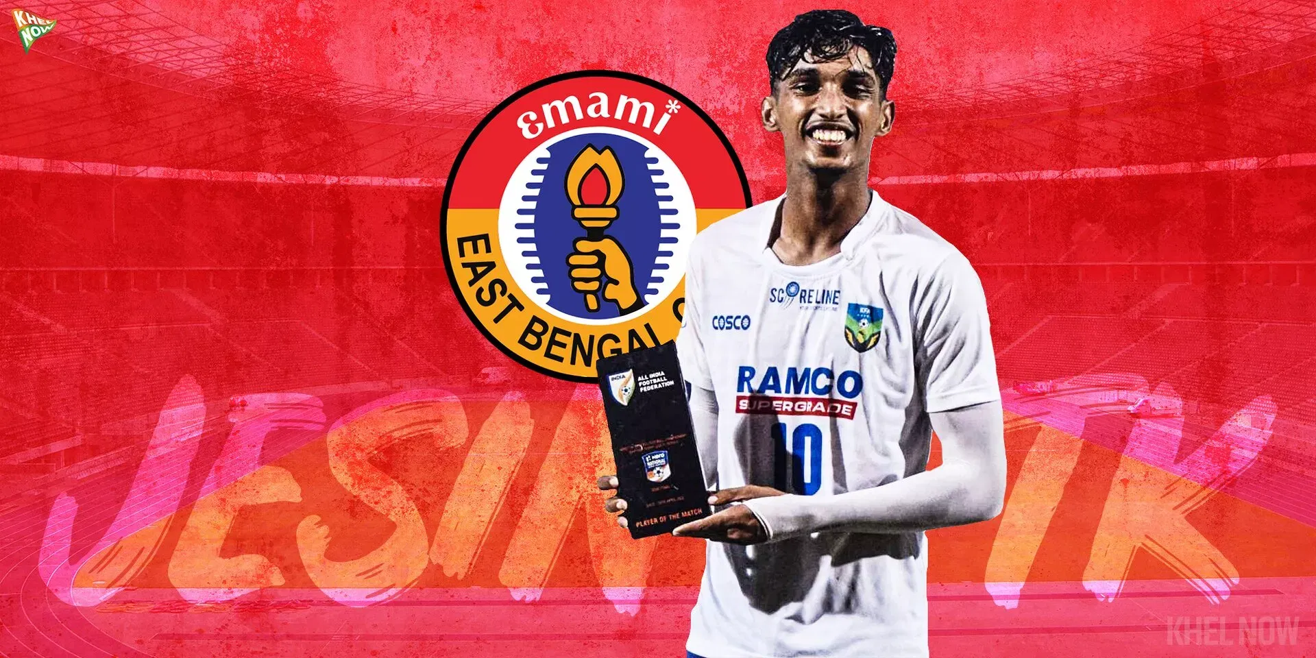 Jesin TK, three other players from Kerala sign for East Bengal