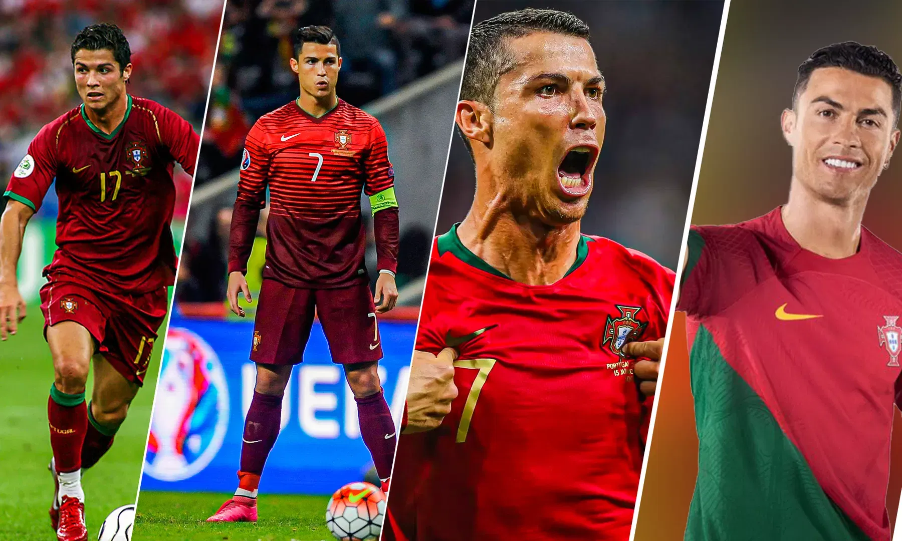 Cristiano Ronaldo becomes first player to appear in five FIFA World ...