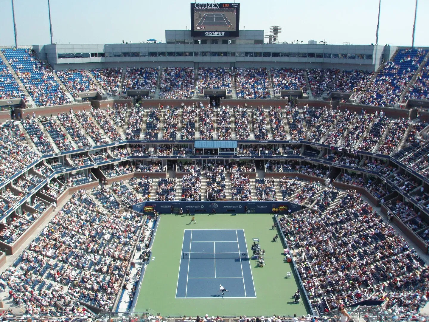 Top 10 tennis stadiums with highest seating capacity