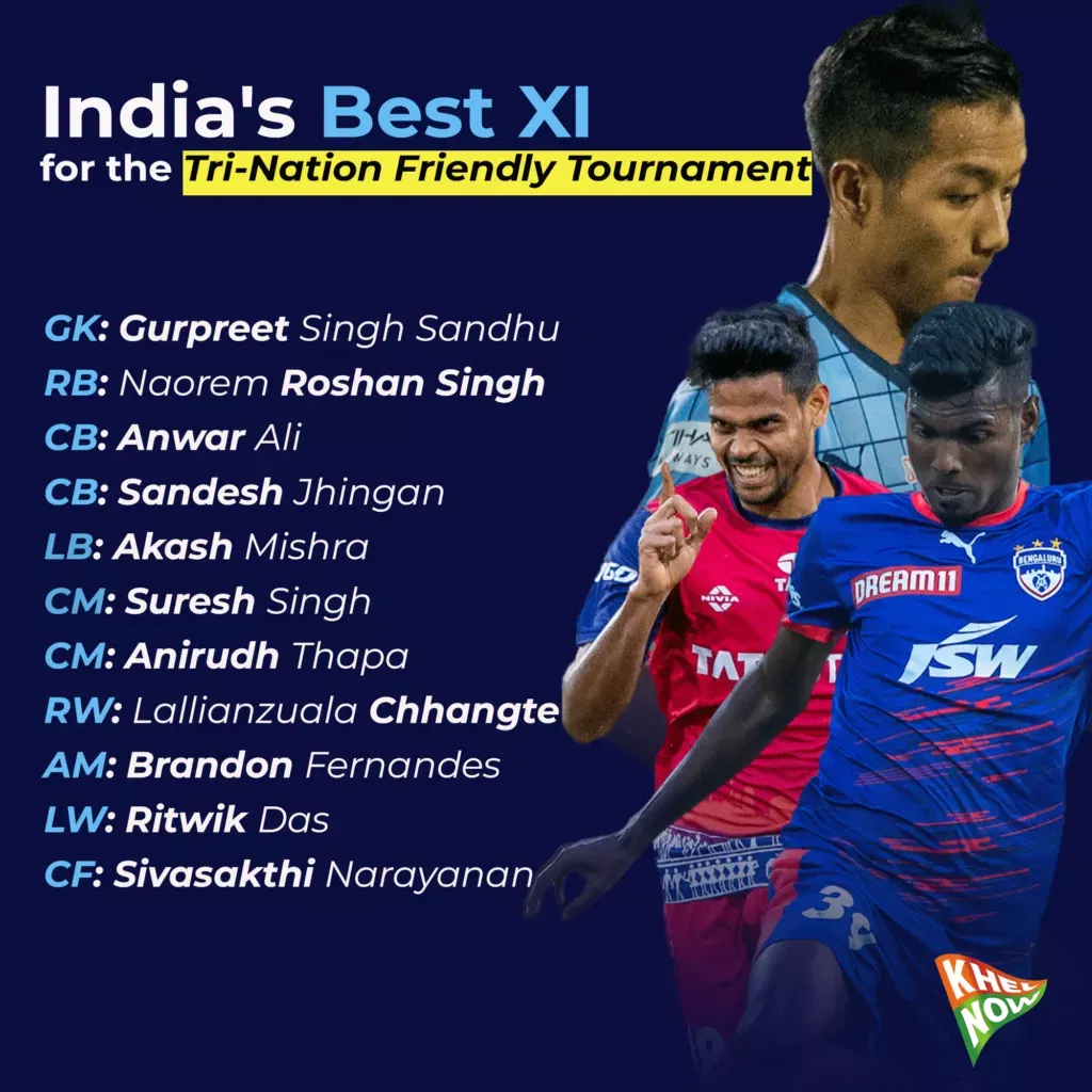 What should be India’s best XI in Tri-Nation Friendly Tournament?