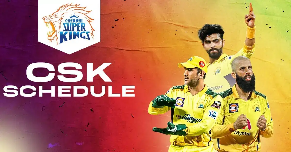 Chennai Super Kings Csk Full Schedule For Ipl 2023
