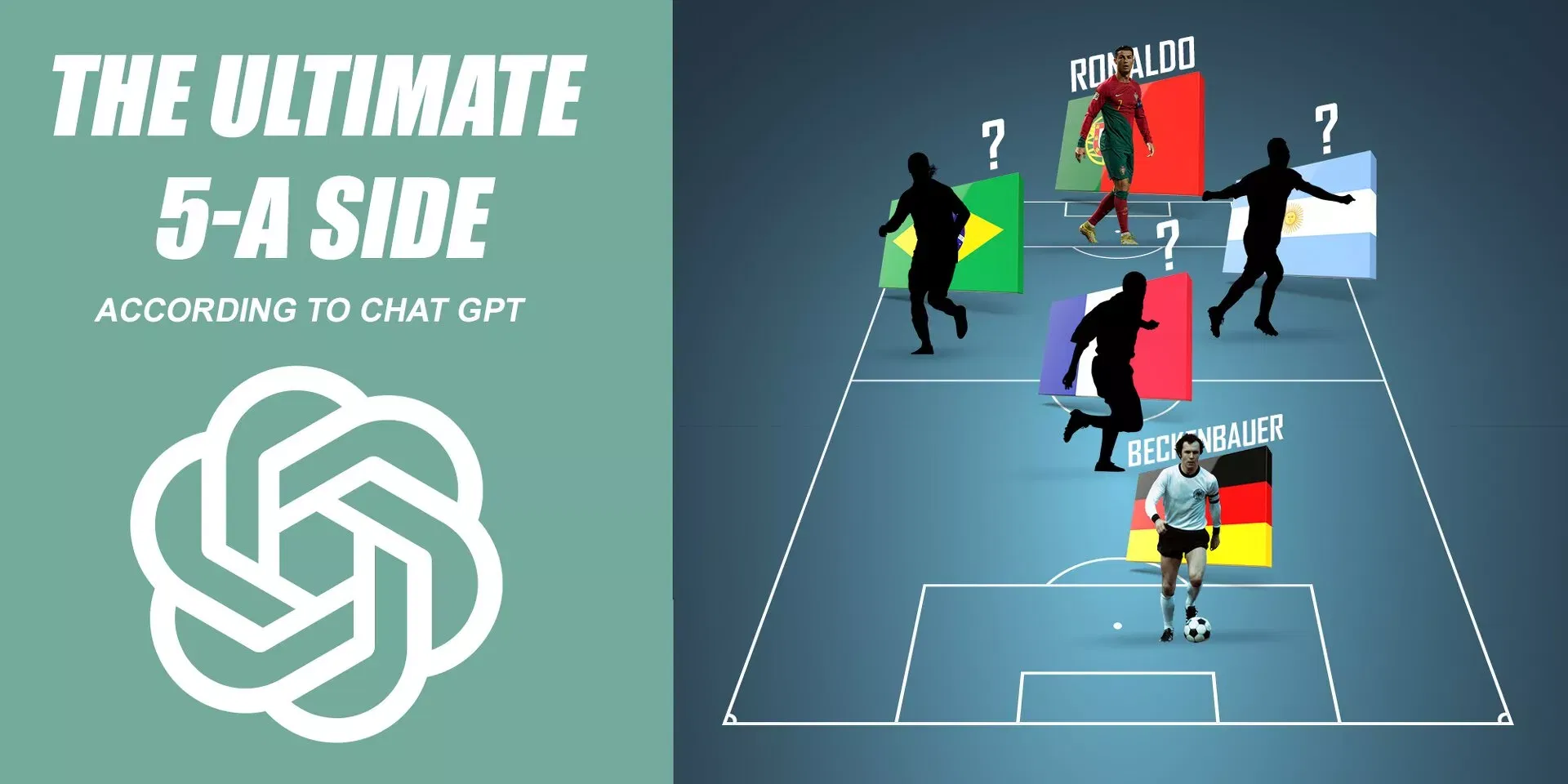 The Ultimate Football five a-side team picked by AI ChatGPT