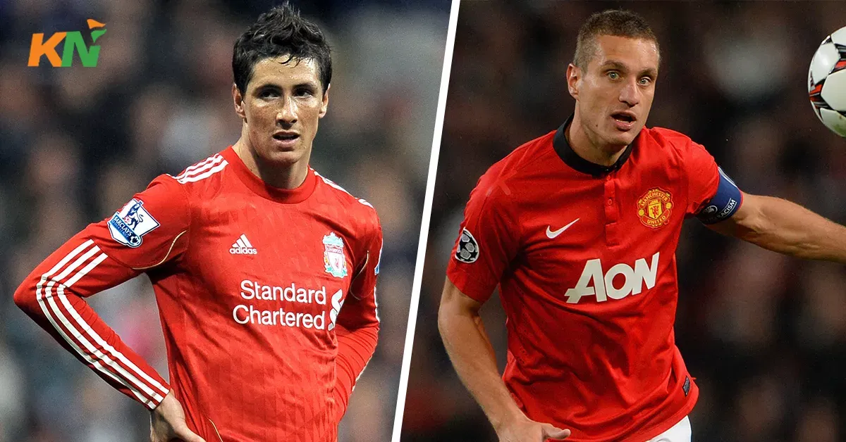 Nemanja Vidic vs Fernando Torres: Record while playing against one another