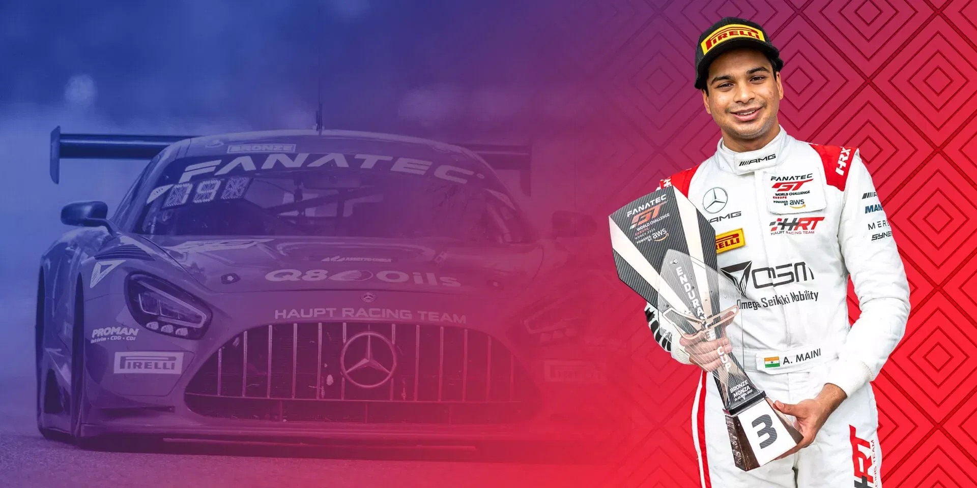 Arjun Maini, teammates lead Haupt Racing to first podium in Monza at GT ...