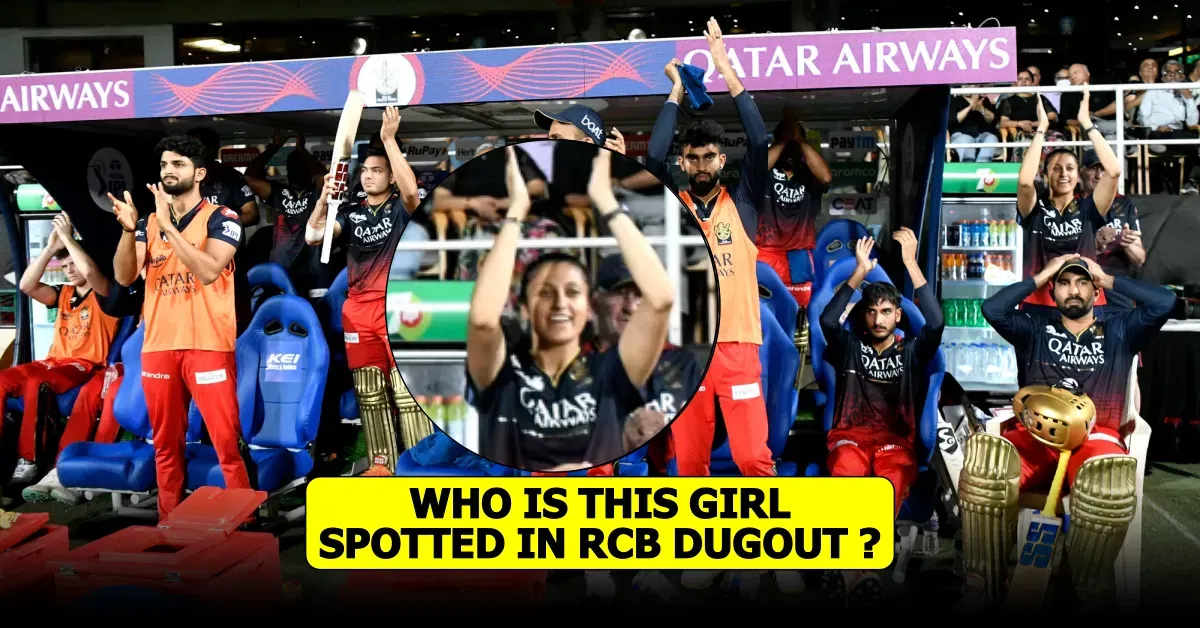 Revealed: Who is this girl spotted in RCB dugout in today’s match vs ...