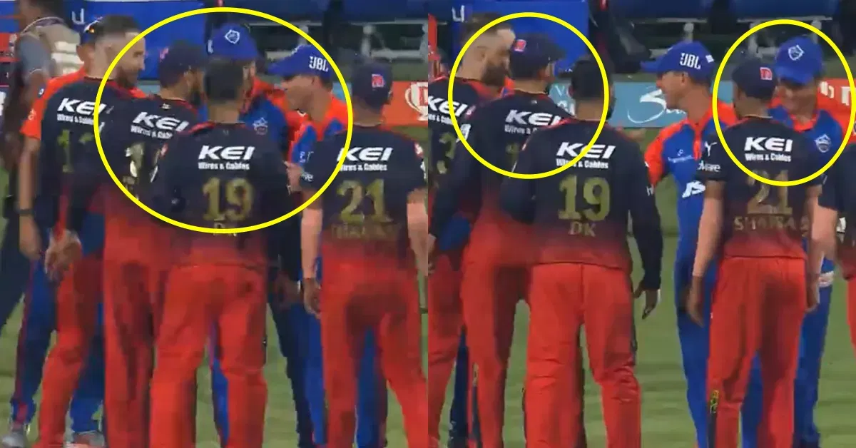RCB Vs DC: Watch – Sourav Ganguly and Virat Kohli ignore each other, go past without shaking hands