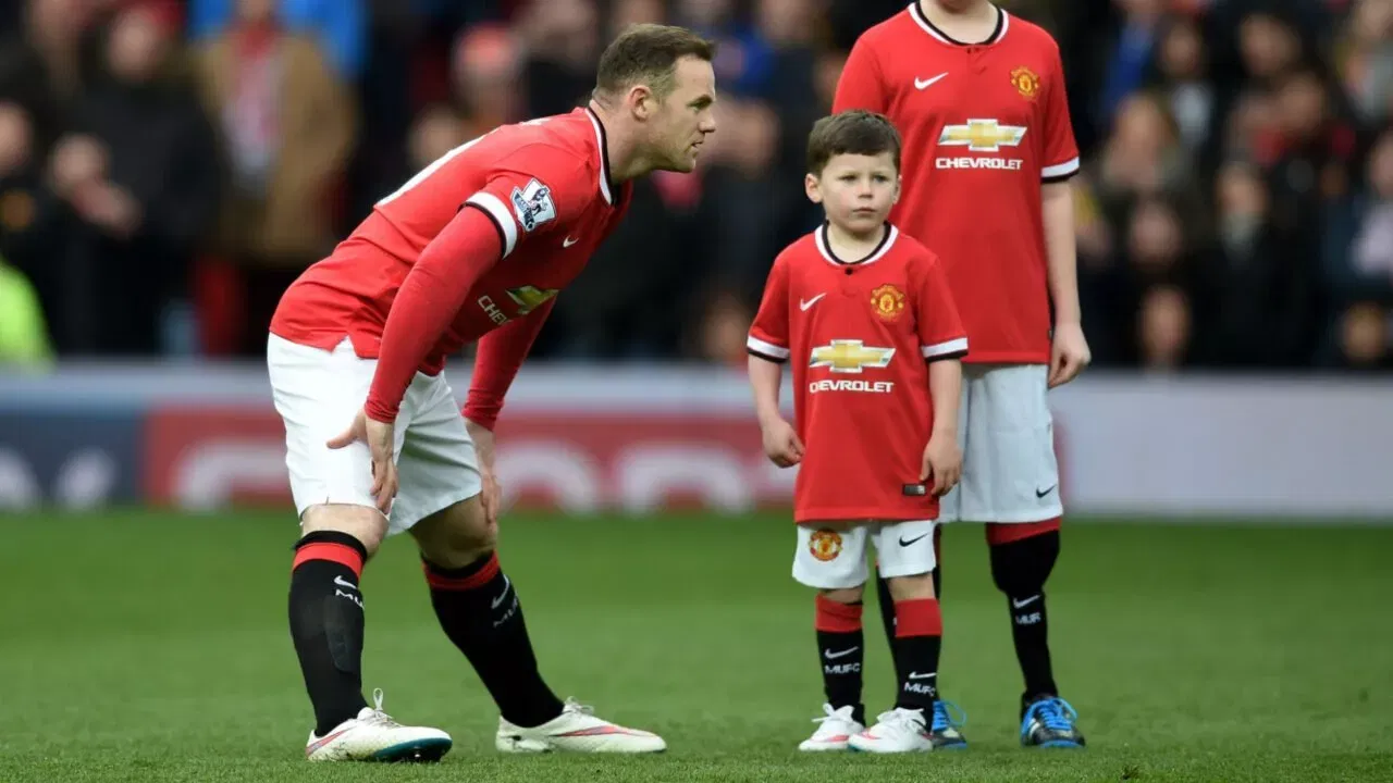 How Kai Rooney is following in his father Wayne Rooney’s football boots ...