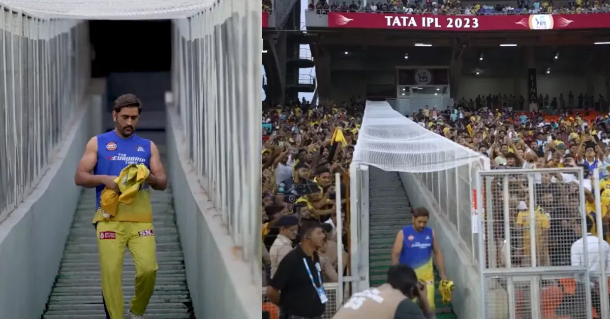 Watch: Ahmedabad crowd goes crazy as MS Dhoni enters ground for toss in ...