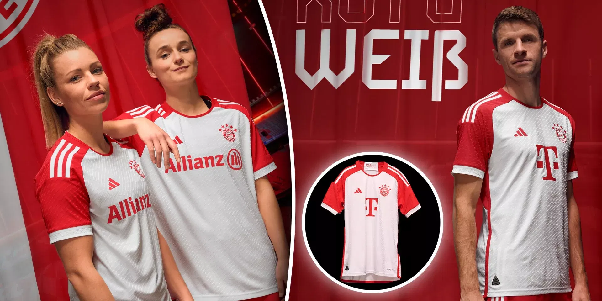 Bayern Munich and Adidas reveal new red and white home kit for 2022-23 ...