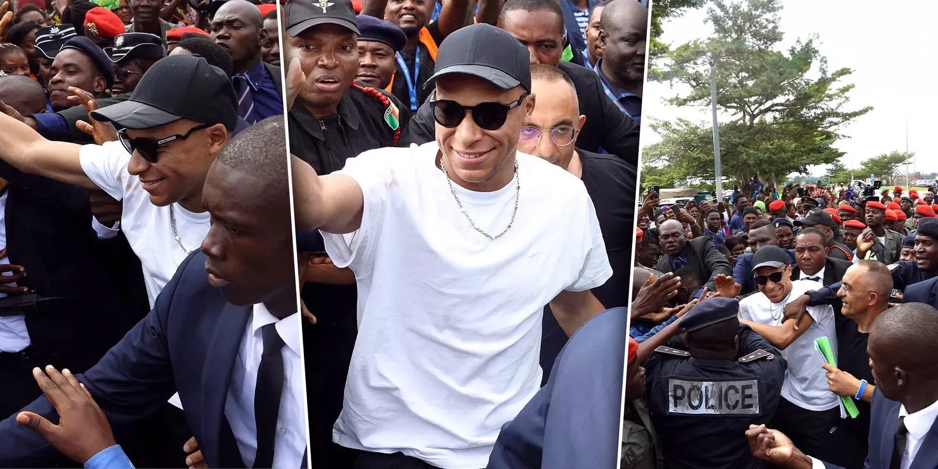 Kylian Mbappe visits father’s birth country Cameroon