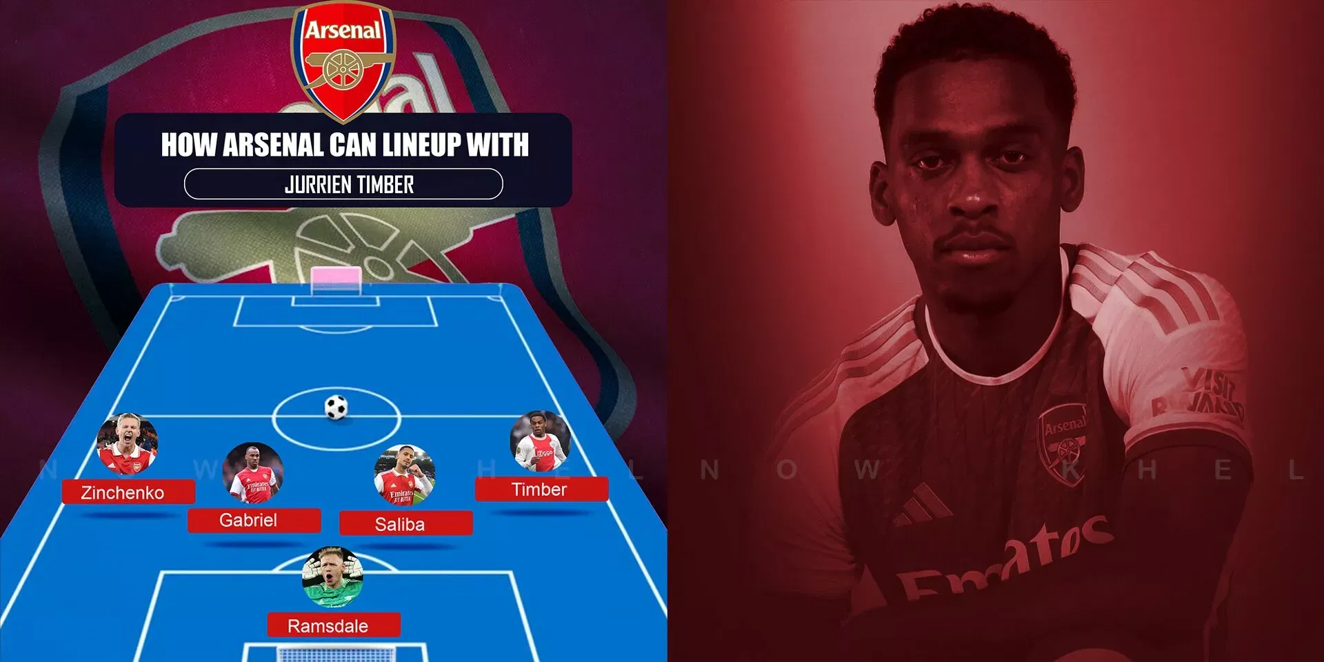 Three ways Arsenal can line up in defence after signing Jurrien Timber ...