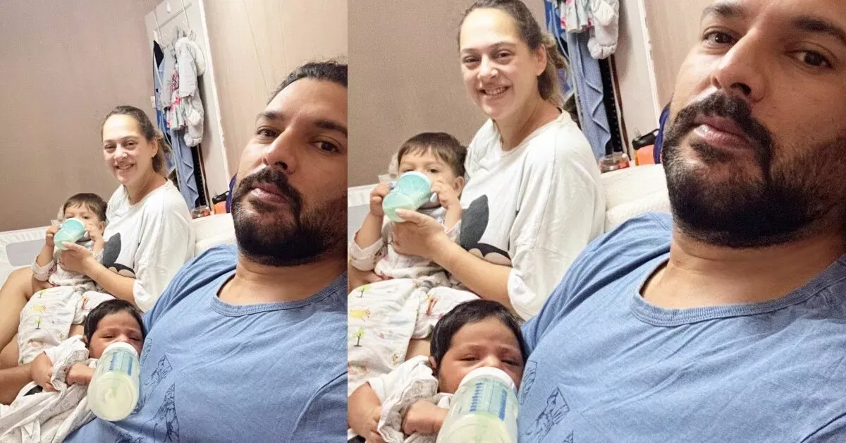 Yuvraj Singh becomes father again, welcomes Daughter Aura with wife ...