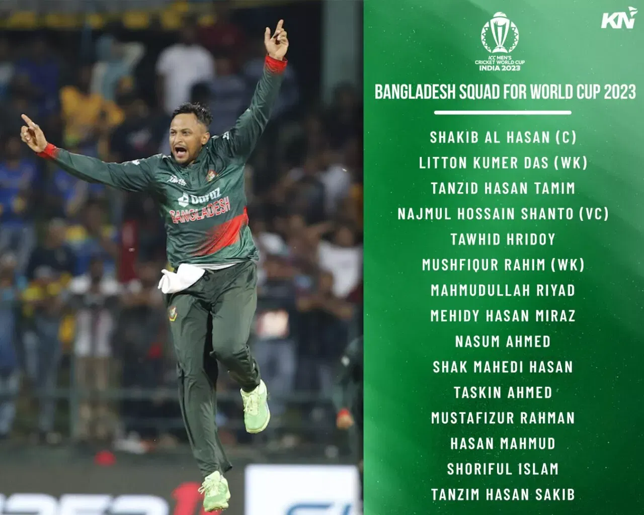 ICC Cricket World Cup 2023 Team Profile: Bangladesh Cricket Team