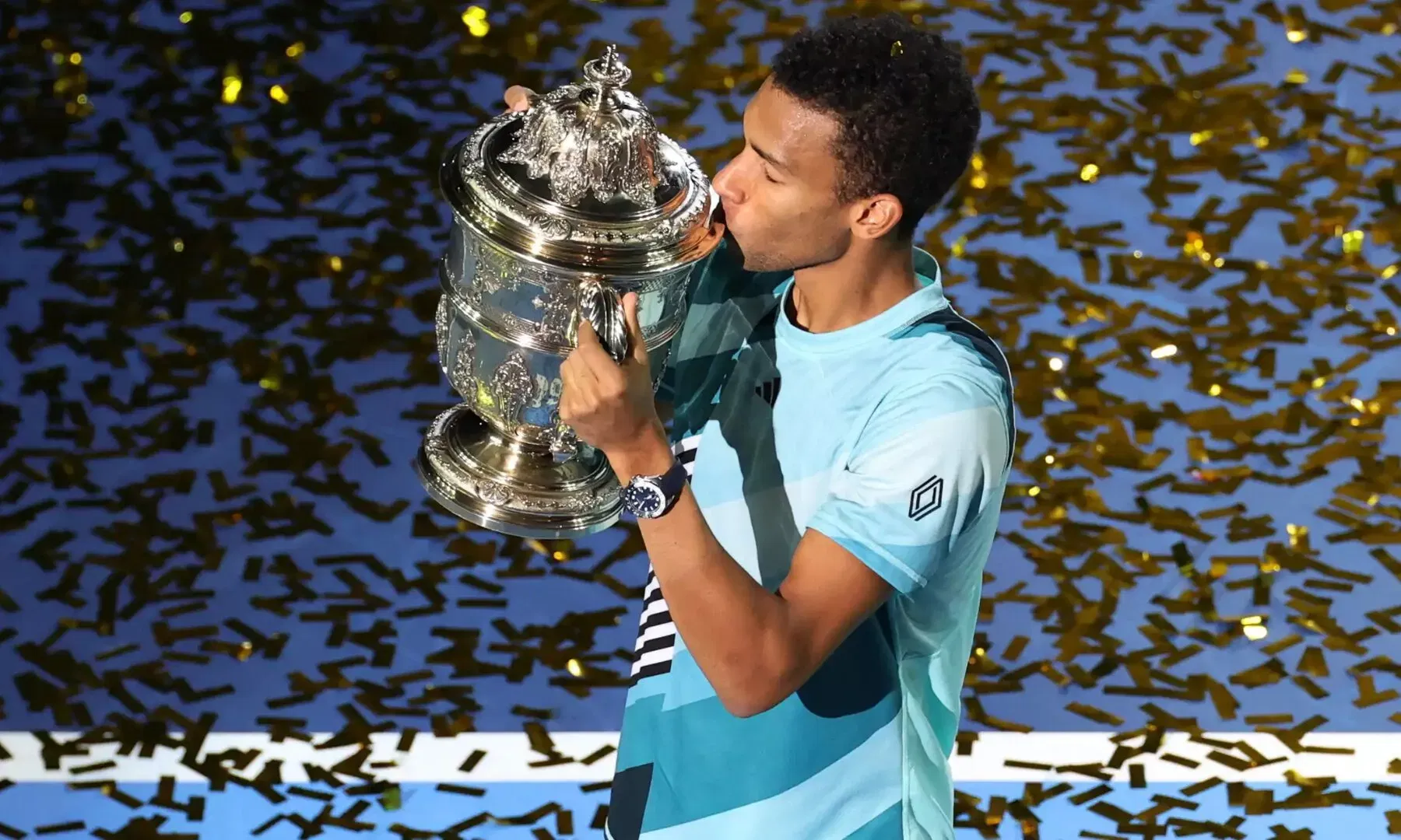 Felix Auger Aliassime secures consecutive Win at Swiss Indoor Basel