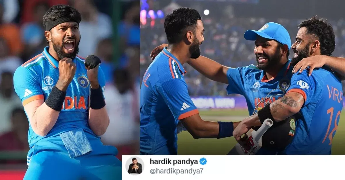 Hardik Pandya reacts after India’s win over Bangladesh in ICC Cricket ...