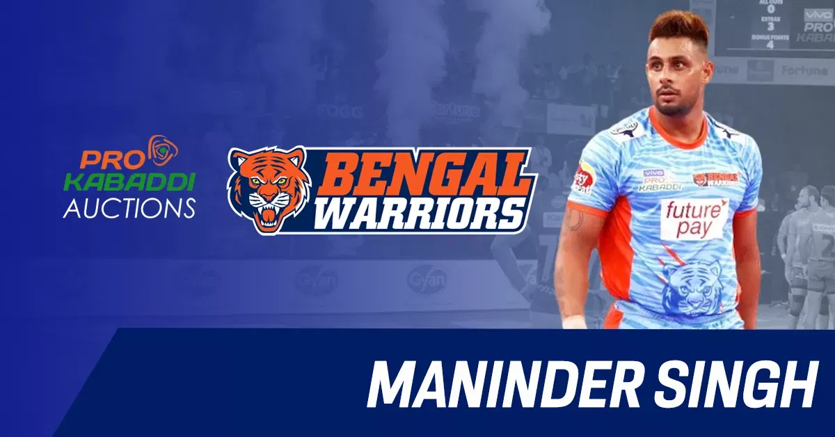 PKL Auction: Bengal Warriors use FBM to retain Maninder Singh for Rs 2. ...