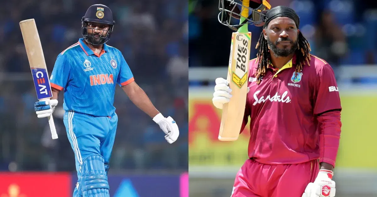 Rohit Sharma breaks Chris Gayle’s record of batsmen with most sixes in international cricket