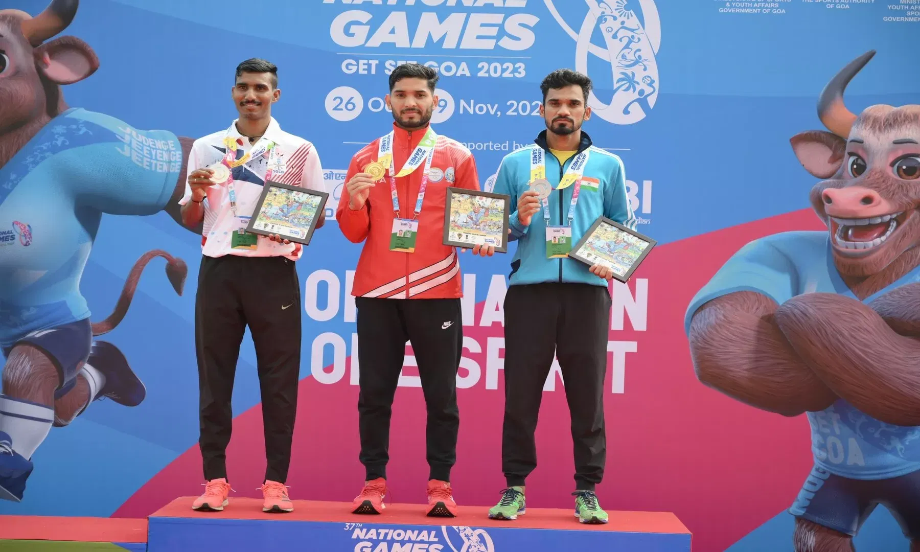 Suraj Panwar makes resilient comeback with gold in men’s 20km race walk ...