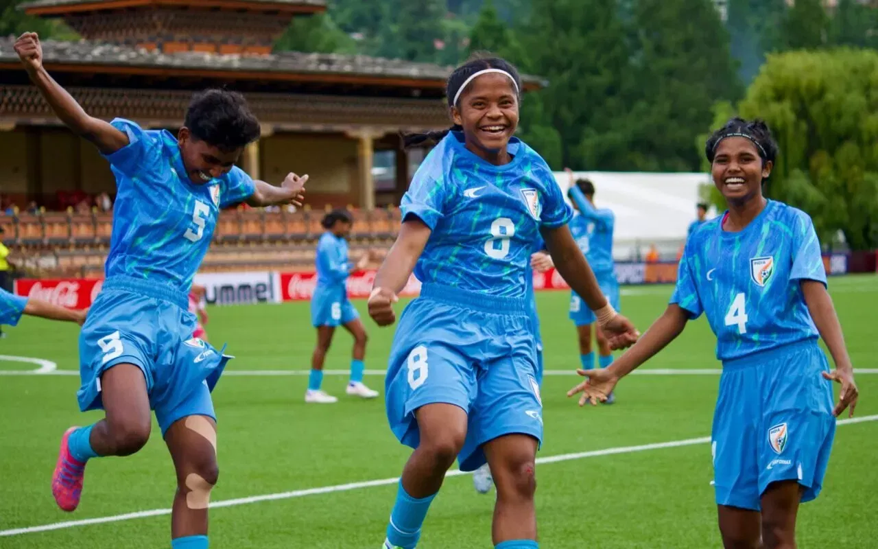 India at top of SAFF U17 Women's Championship 2025 points table after consecutive wins over Bhutan